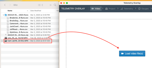 How to automatically sync Protern's alpine skiing data to video using Telemetry Overlay